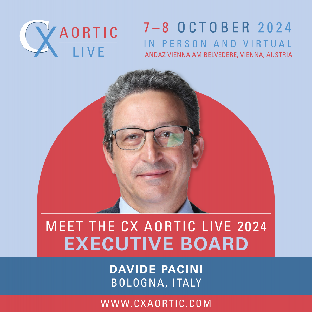 Meet the CX Aortic Live Executive Board: Dr. Davide Pacini - CX Aortic